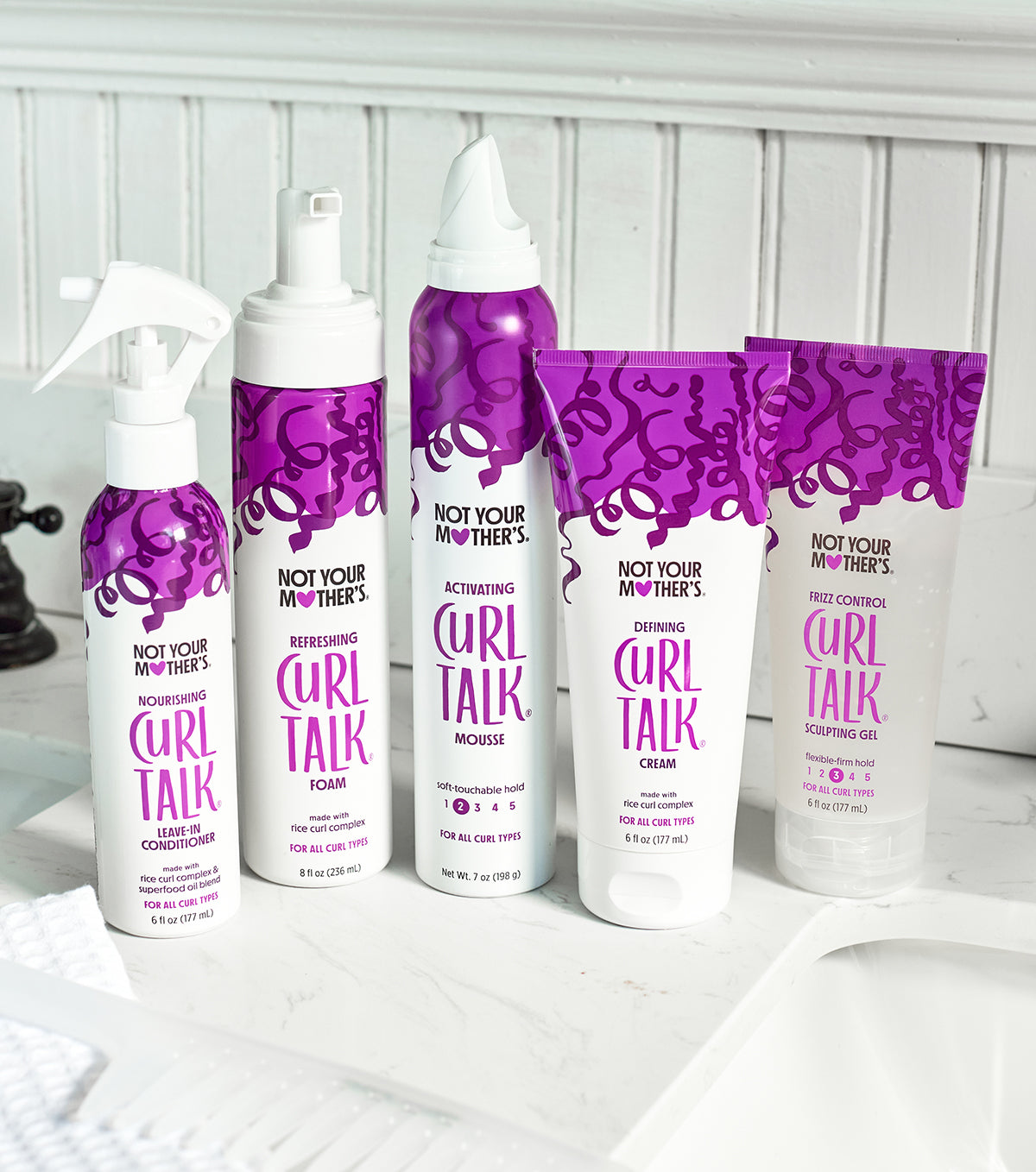 Curl Talk Refreshing Curl Foam | Flexible Hold for Curls