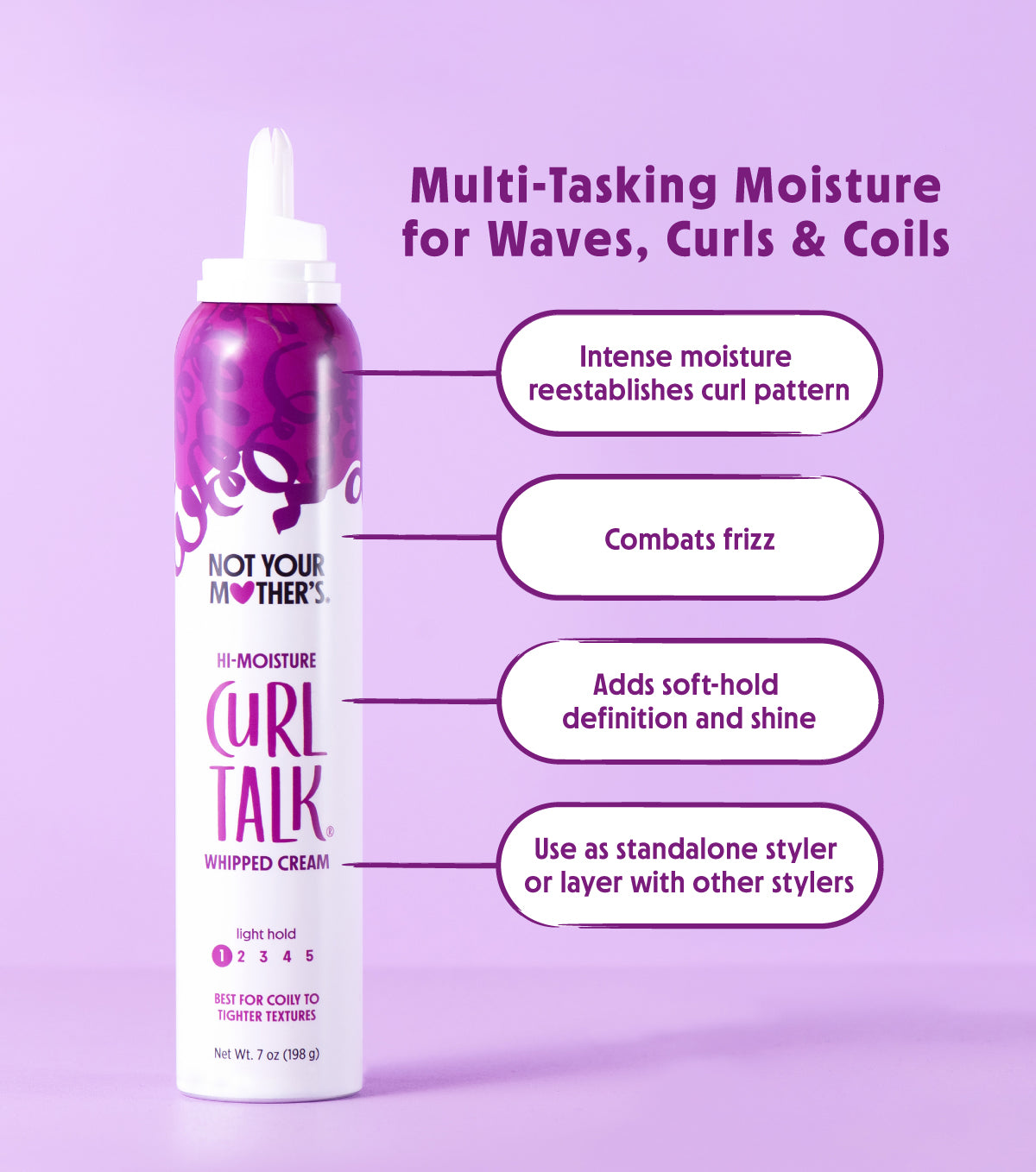 Curl Talk Hi-Moisture Whipped Cream