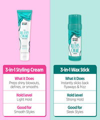 3-in-1 Wax Stick for Edges, Flyaways & Sleek Styles