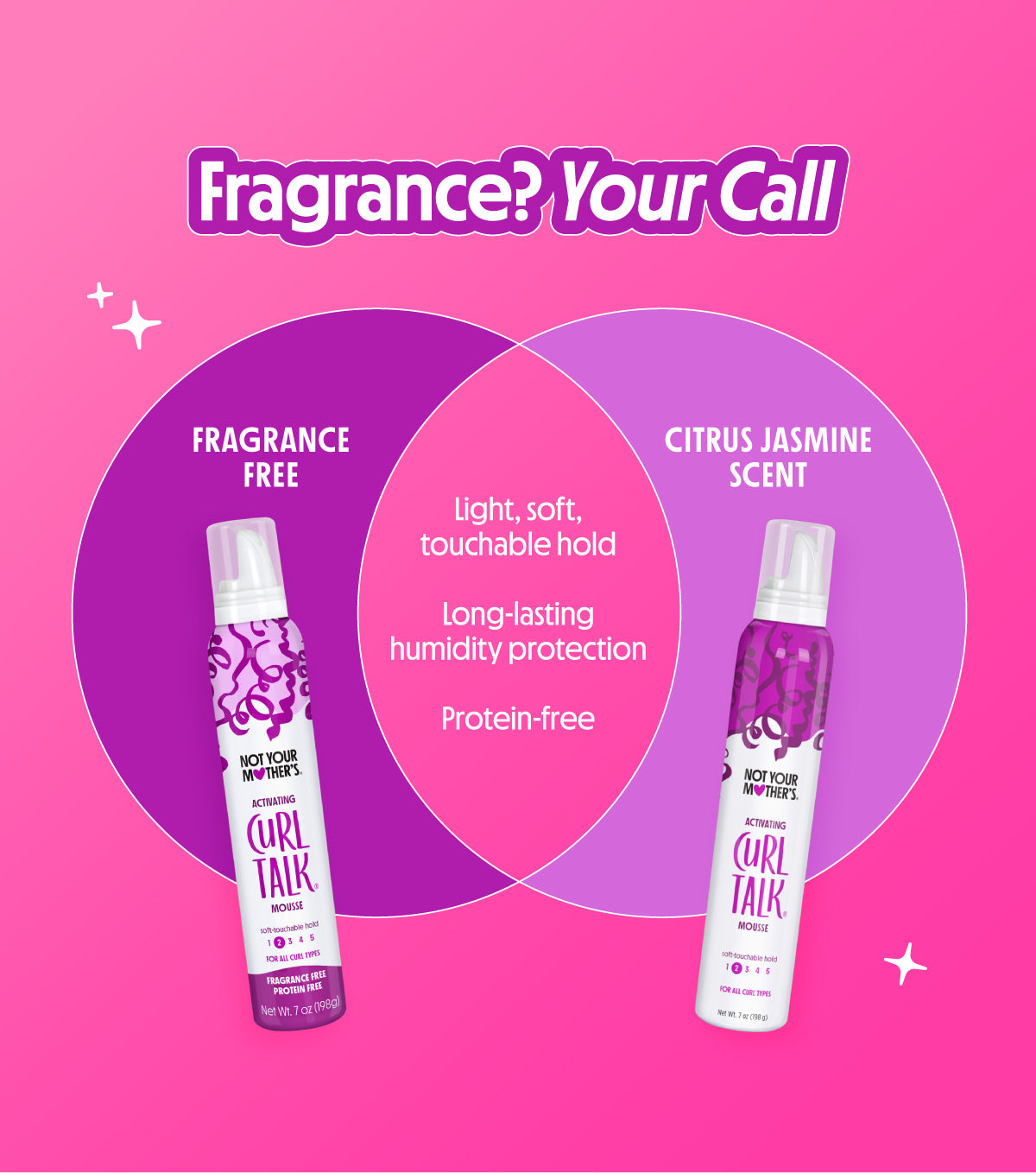 Curl Talk Fragrance & Protein Free Activating Mousse