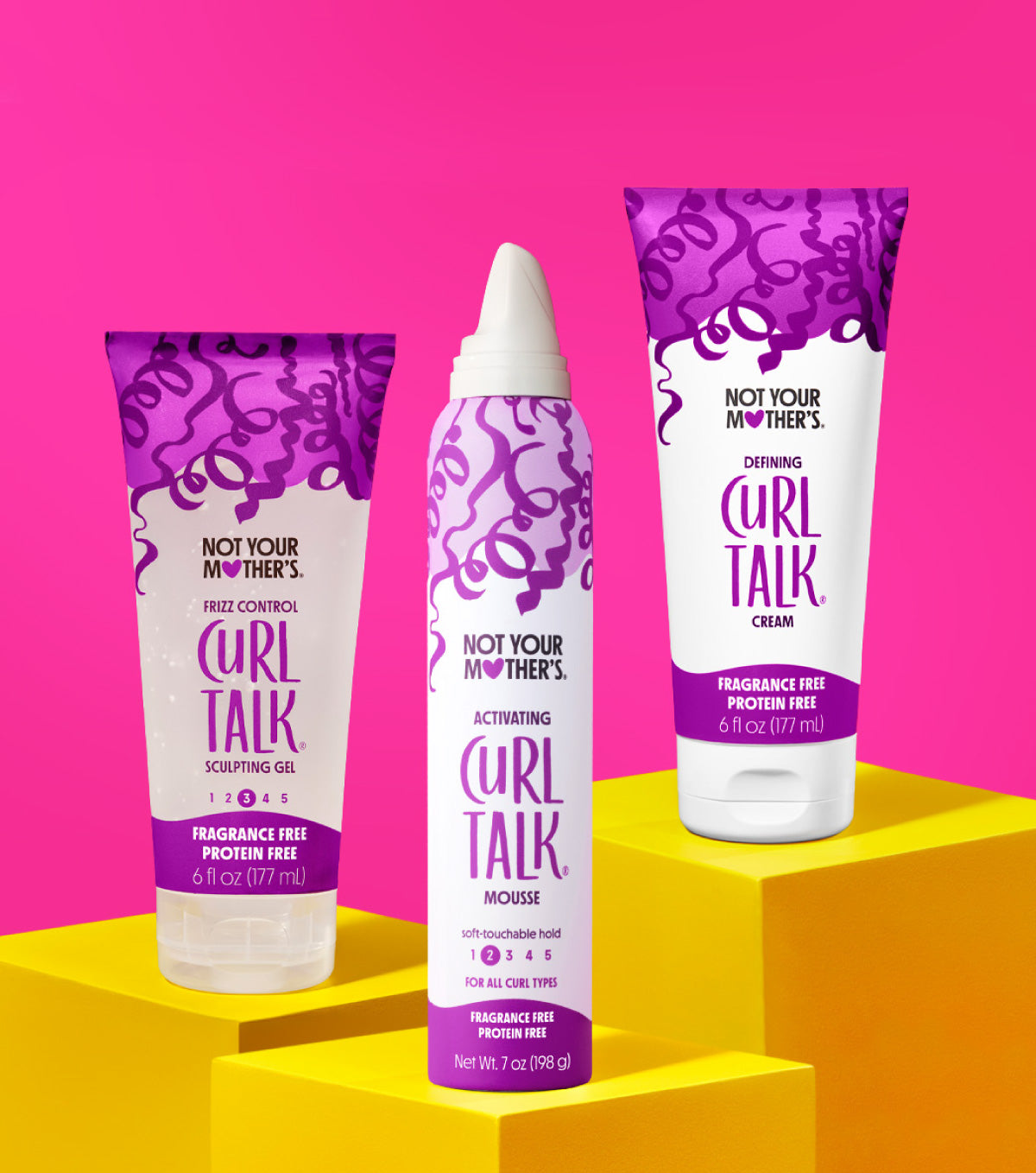Curl Talk Fragrance & Protein Free Activating Mousse