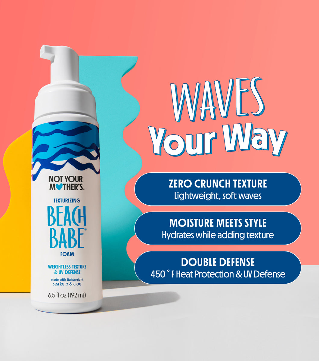 Beach Babe Texturizing Foam for Soft, Touchable Waves